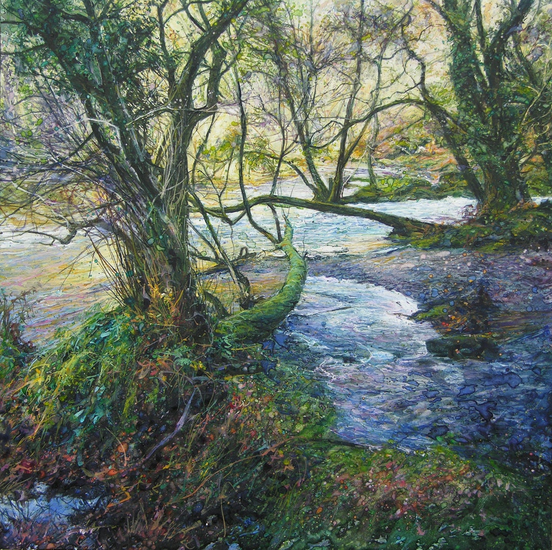 Riversmeet Two Dartmoor Rivers Meet. the River Walkham Runs Into the ...