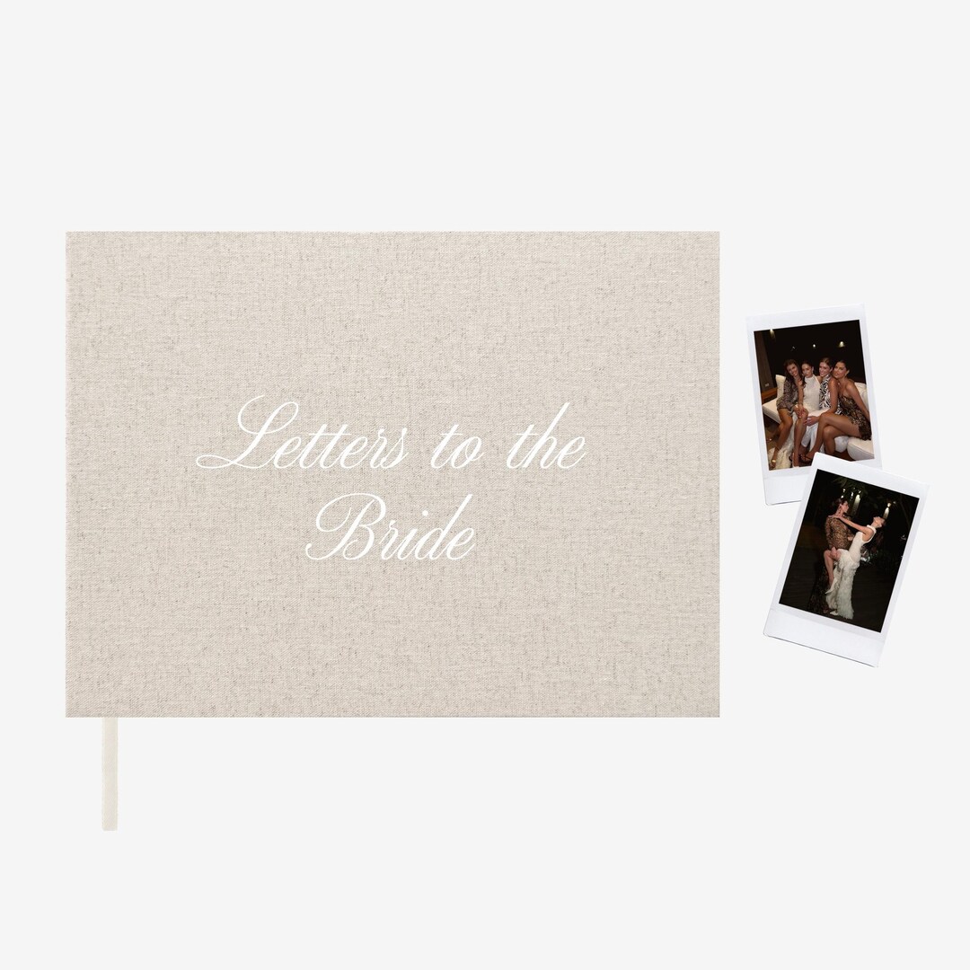 Personalised Letters to the Bride Book - Bridal Shower Keepsake - Etsy