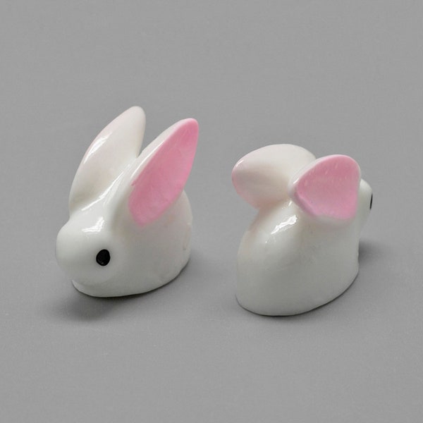 White Resin Bunny - Etsy