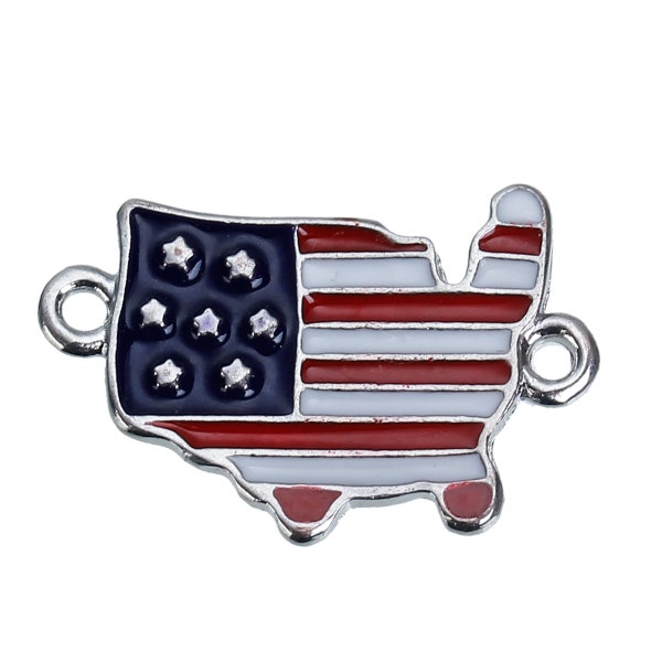 American Flag Metal Emblem - Etsy