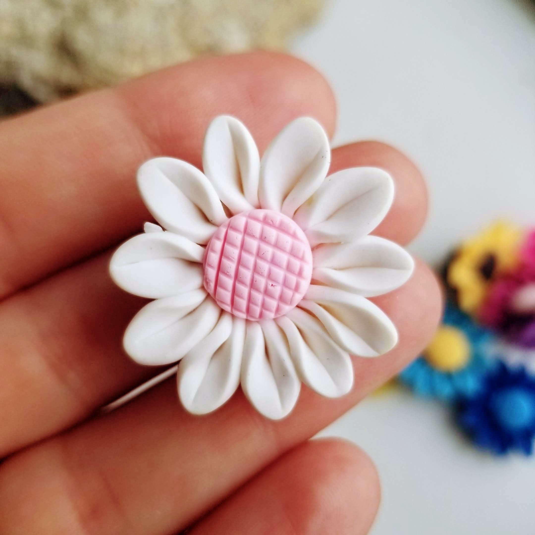 2pcs 30mm Polymer Clay Sun Flower Sunflower Pendant Bead - Etsy
