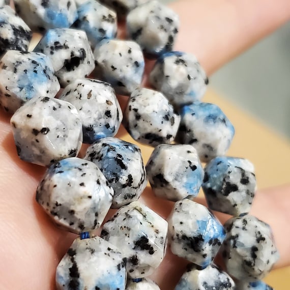 8mm 10mm 12mm Natural K2 Stone Azurite Beads Gemstone DIY - Etsy