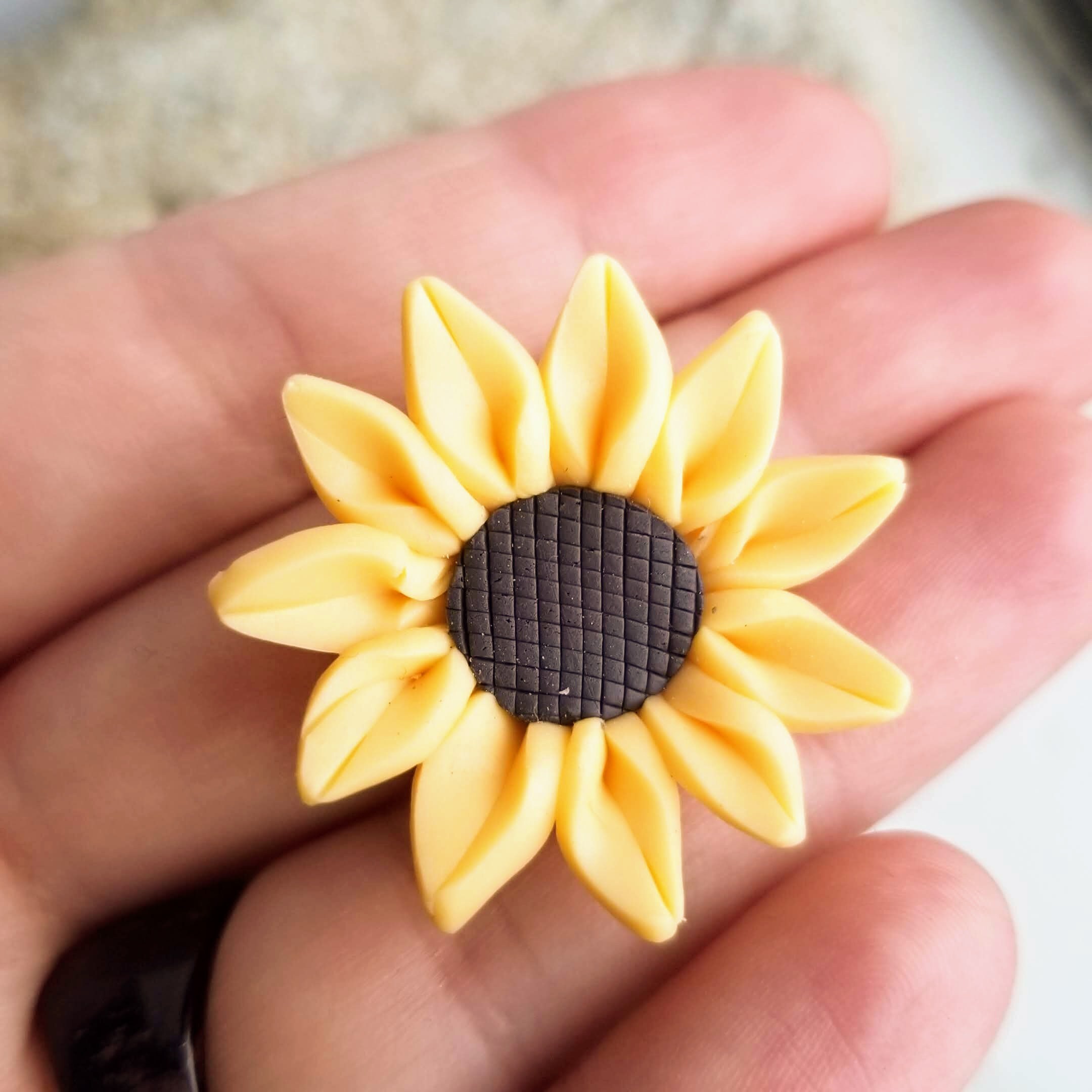 2pcs 30mm Polymer Clay Sun Flower Sunflower Pendant Bead - Etsy