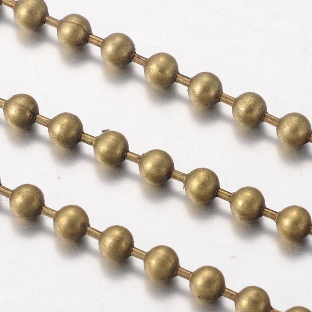 10k Yellow Gold Ball Chain Necklace 17 – 100 Ways