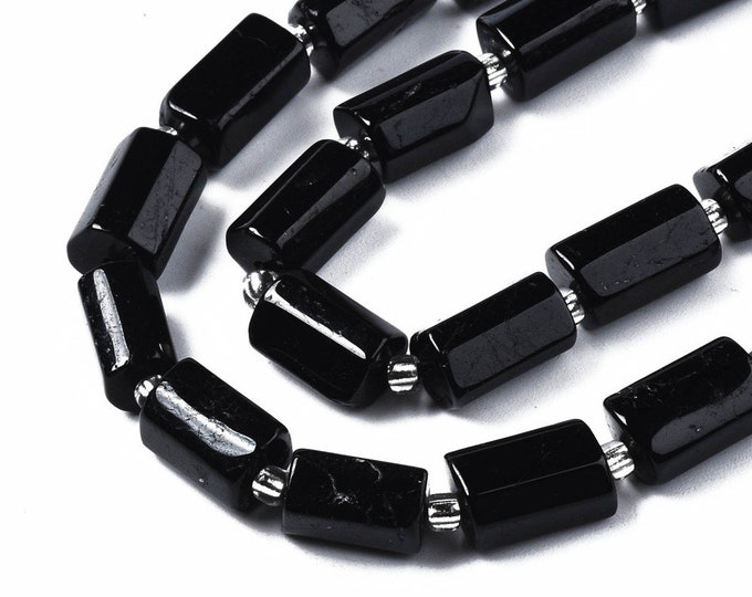 Natural Tourmaline Column Beads Beads Faceted Gemstone DIY Jewelry ...
