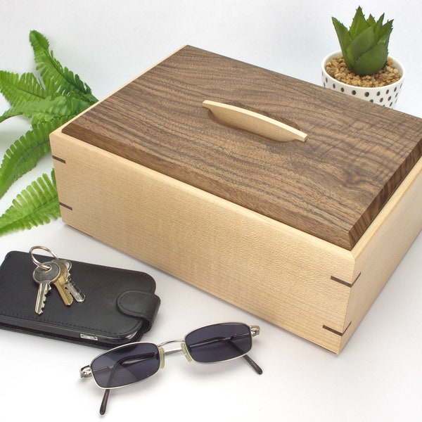 Walnut Valet Box - Etsy