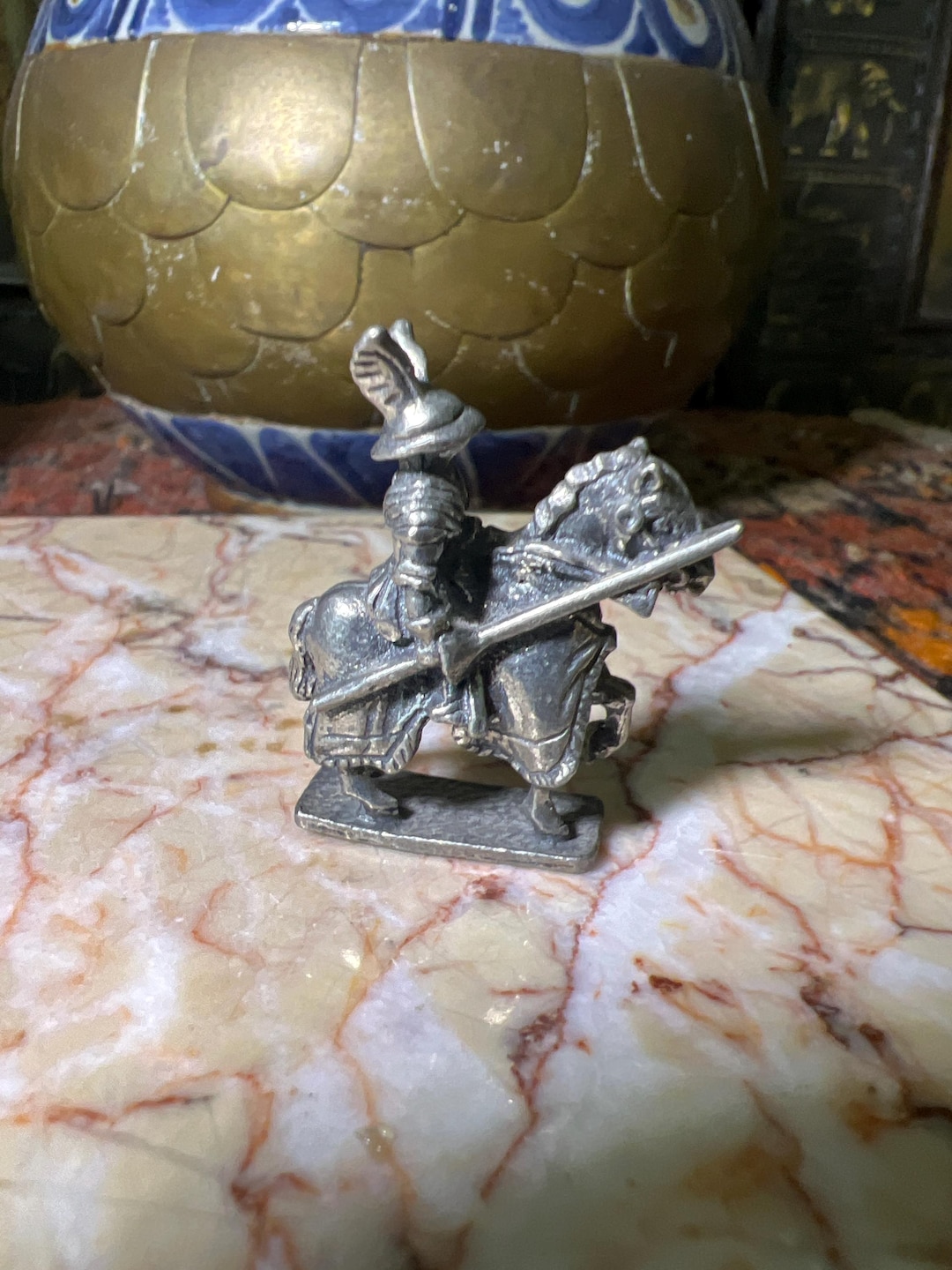 Medieval Knight on Horse Small 1-5/8”T X 1-1/2”L X 3/4”D - Etsy