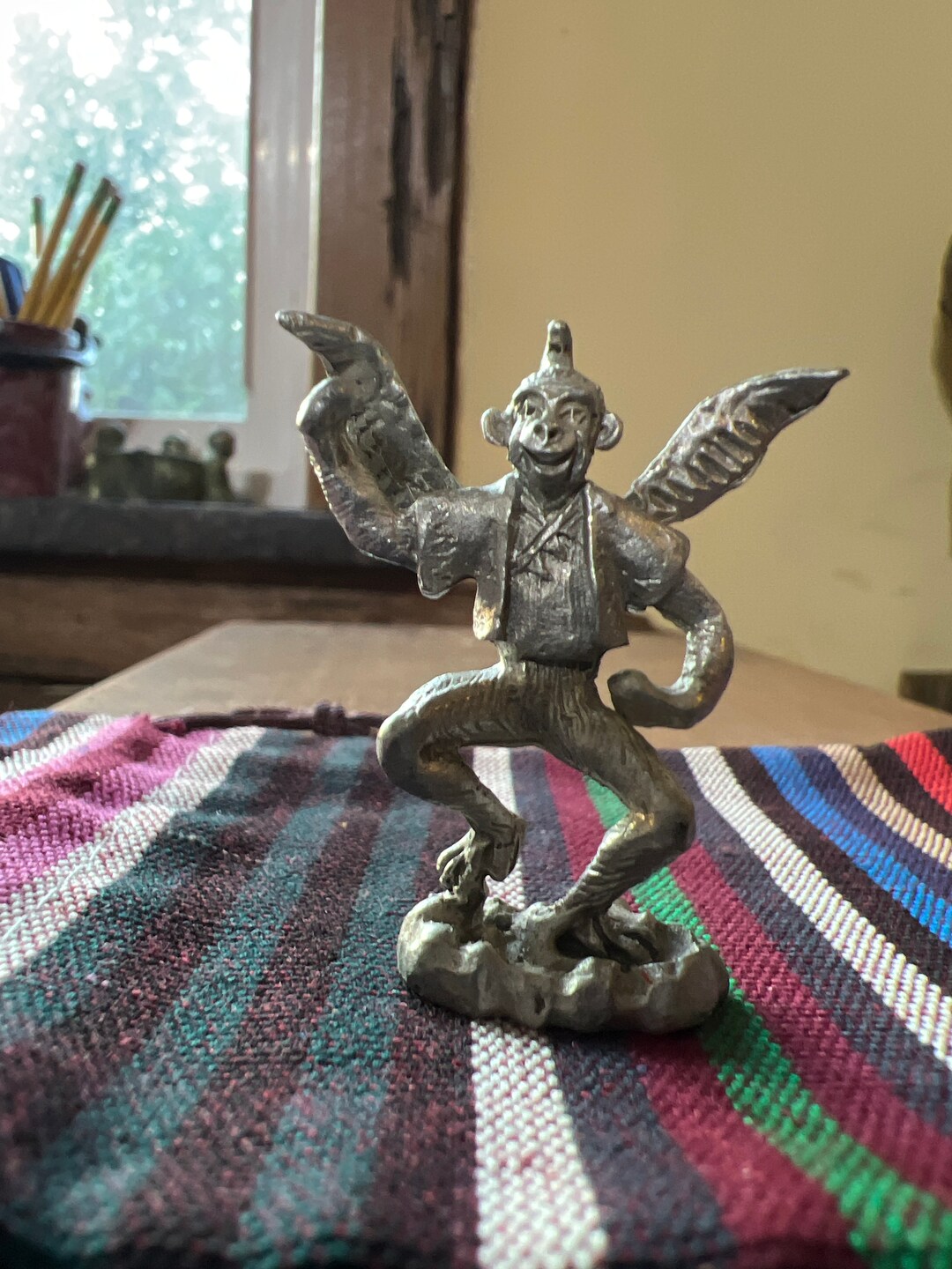 Comstock Pewter Wizard of Oz Flying Monkey 1-3/4”T 1998 - Etsy