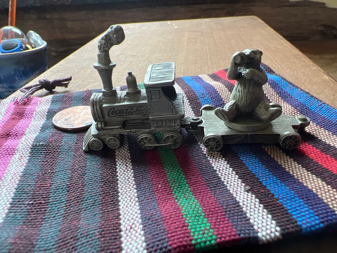 Coca-cola Train Engine and Polar Bear Car 3”L X 1-1/2”T X 1”W - Etsy