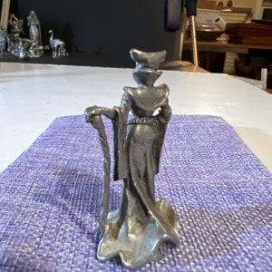 Fine Gallo Pewter Woman Sorceress Spellcaster Figurine With Crystal ...