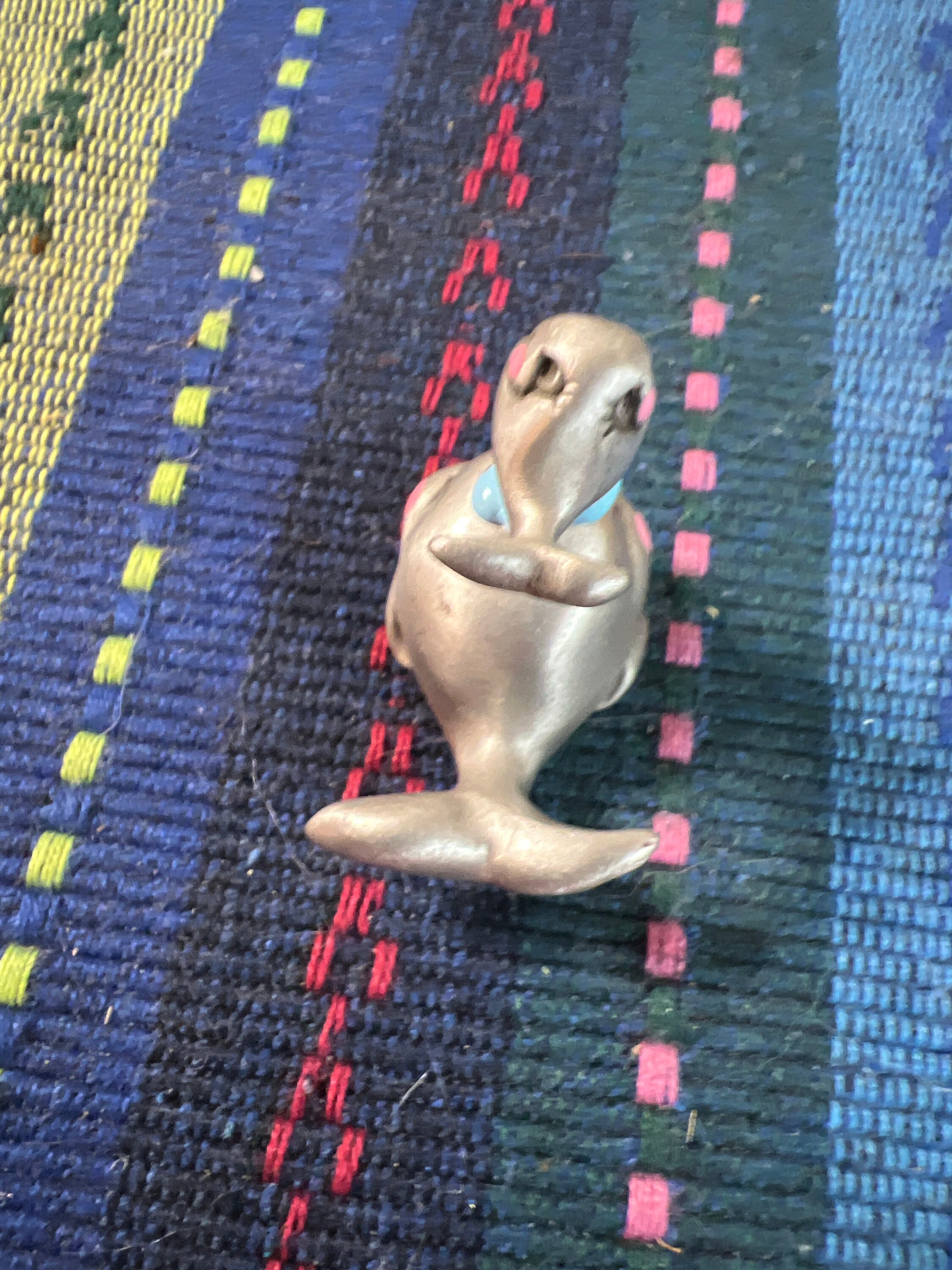 Pewter Baby Whale Riding Moms Spout Figurine Hudson Fine Pewter USA ...