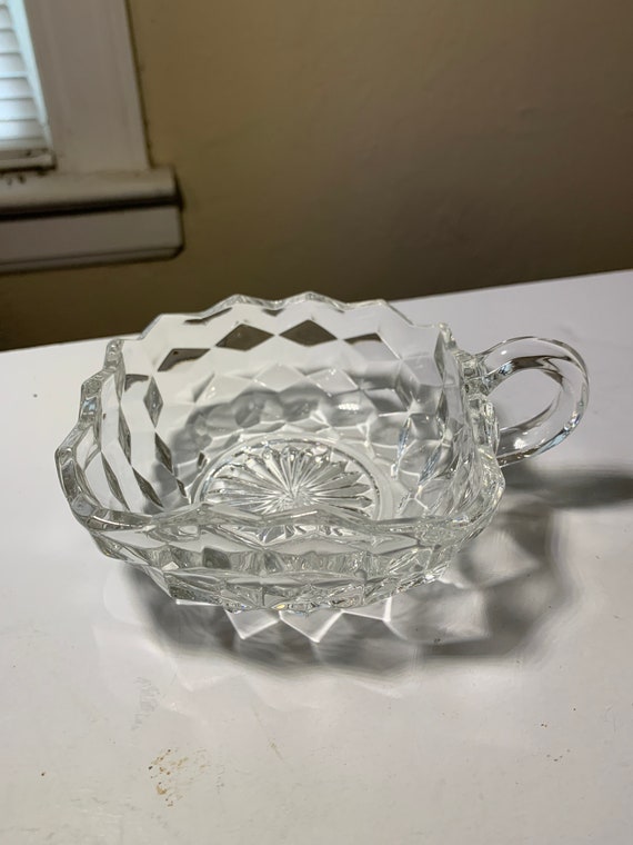 American Clear by Fostoria Square Fruit Nappy Bowl 5-1/2 X | Etsy