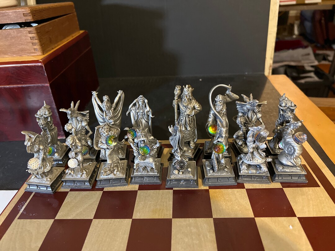 The Army Of Darkness Chess Set 15 Pieces Plus One Duplicate Knight By