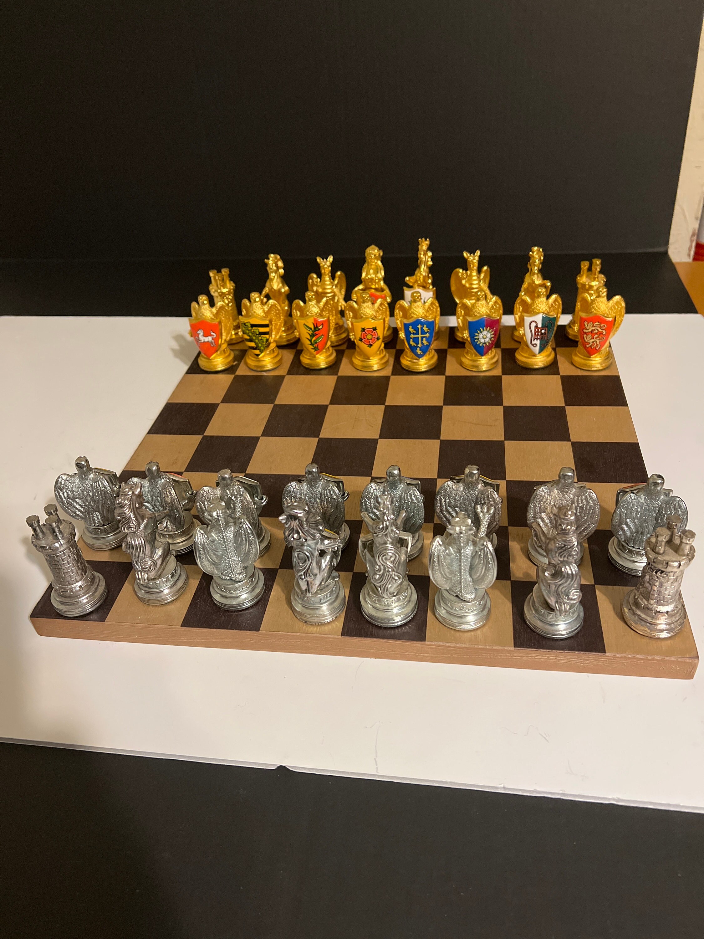 Gold And Silver Chess Set