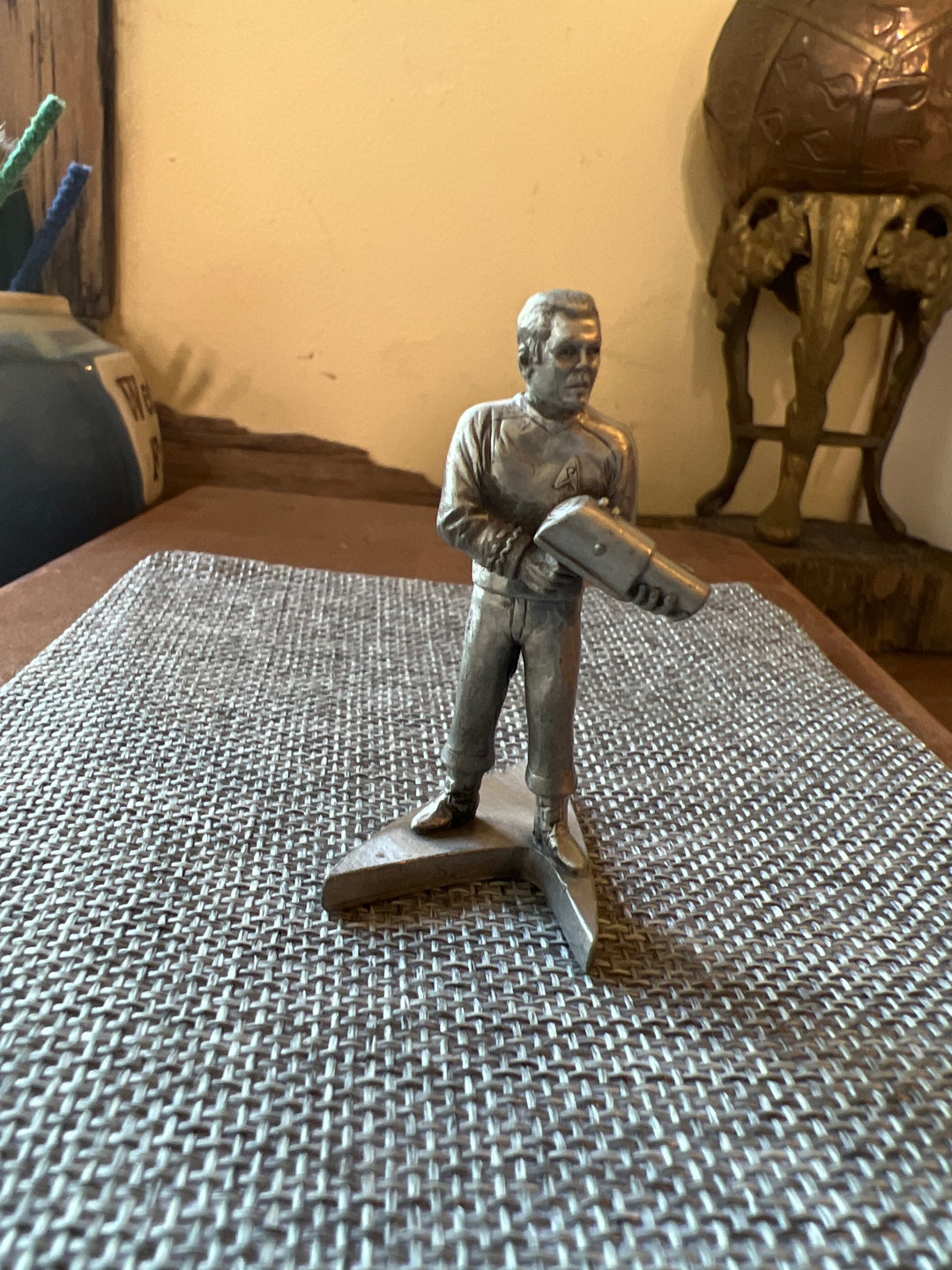 Rawcliffe Pewter Star Trek Chief Engineer Scott 1993 RF1770 Signed by S ...