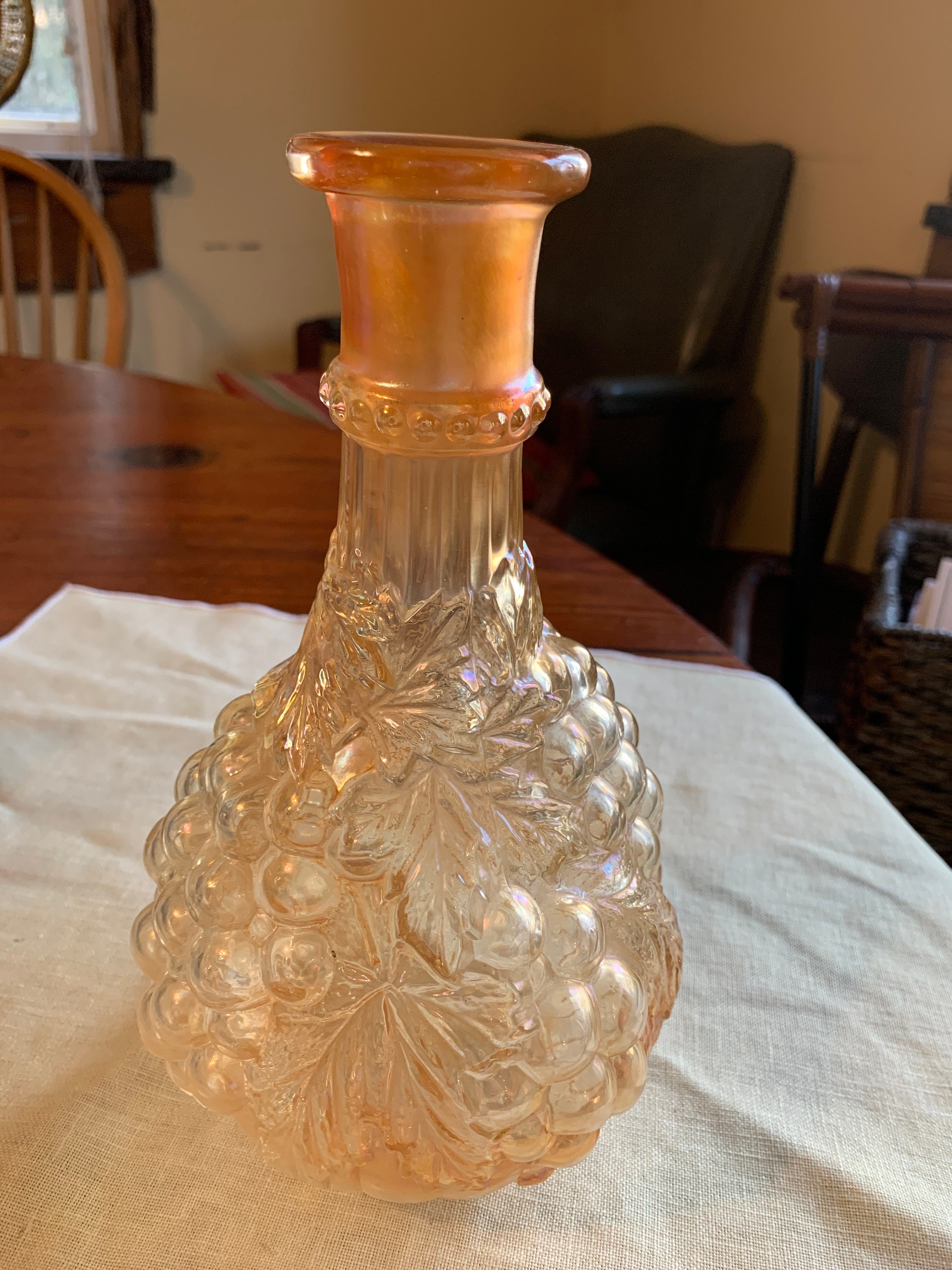 Depression Era Carnival Glass Marigold With Grape Pattern Includes ...