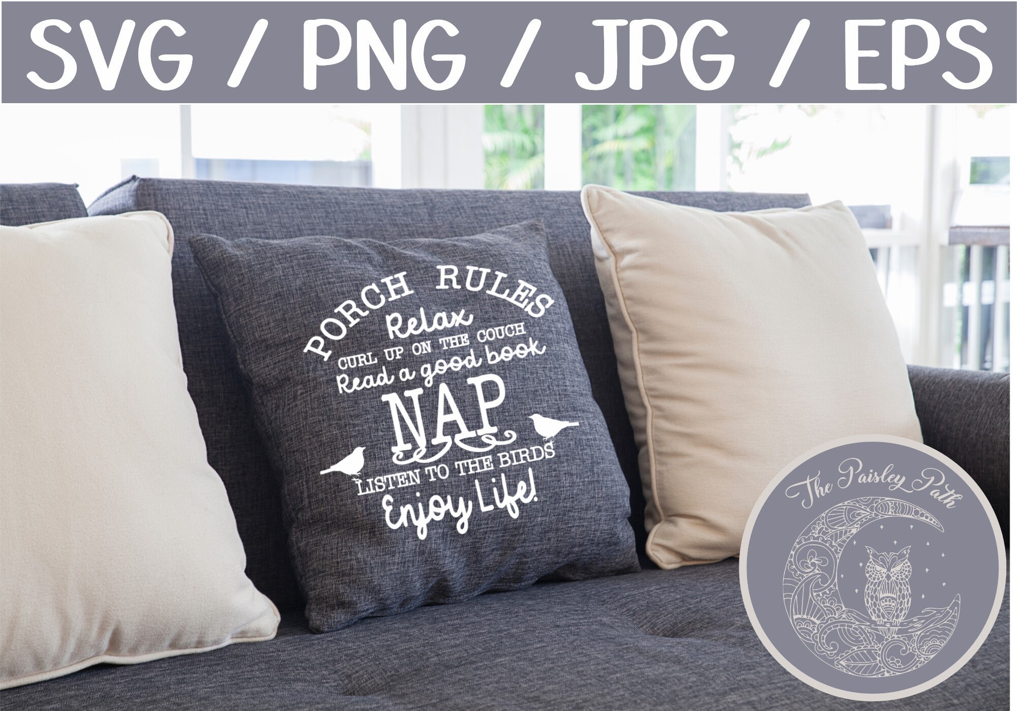 Porch Rules SVG - Etsy