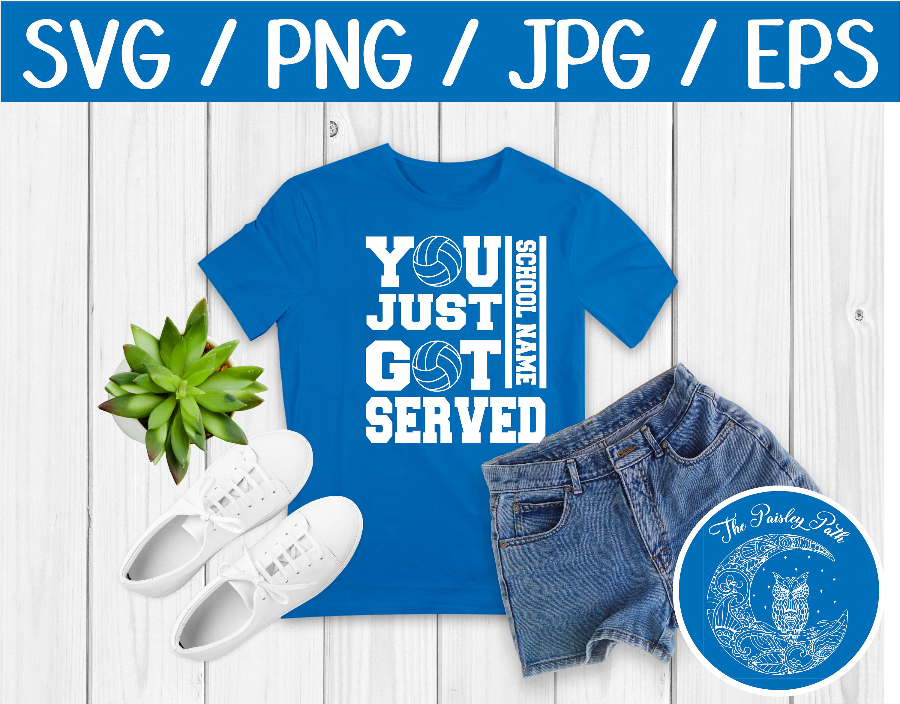You Just Got Served Volleyball SVG - Etsy