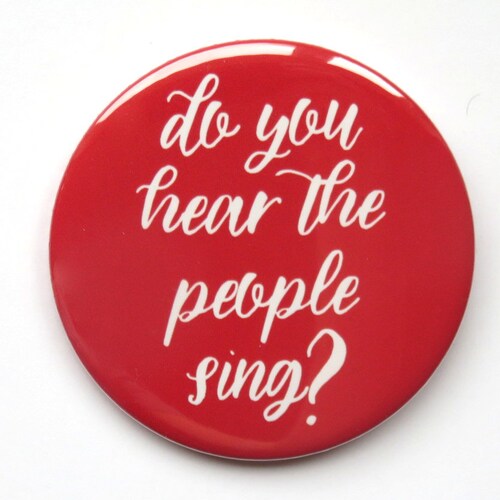 Les Miserables Musical Theatre Inspired Button/badge/pin or - Etsy
