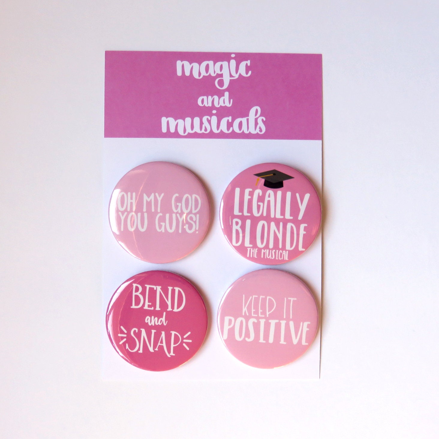 Create Your Own 4 Badge/button/pin or Magnet Bundle - Etsy UK