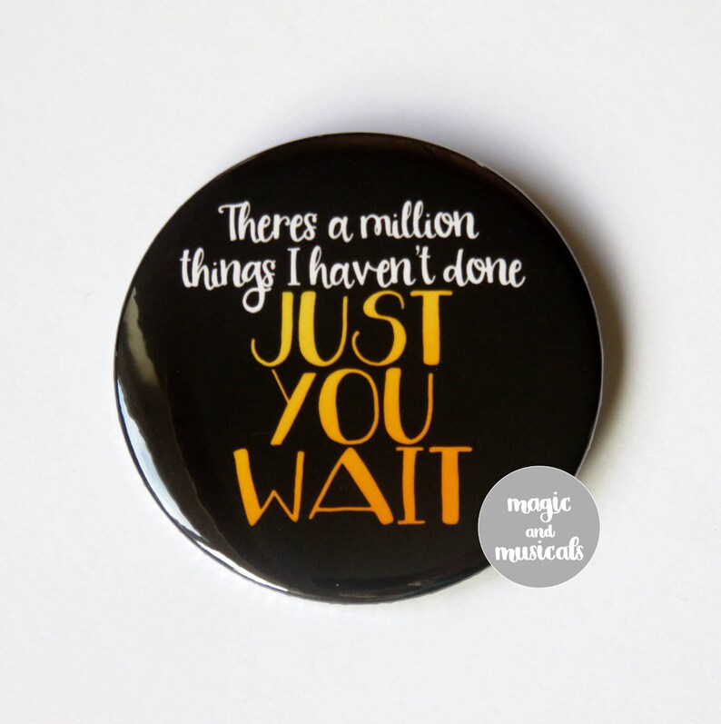 Hamilton the Musical Inspired Button/badge/pin or Magnet - Etsy UK