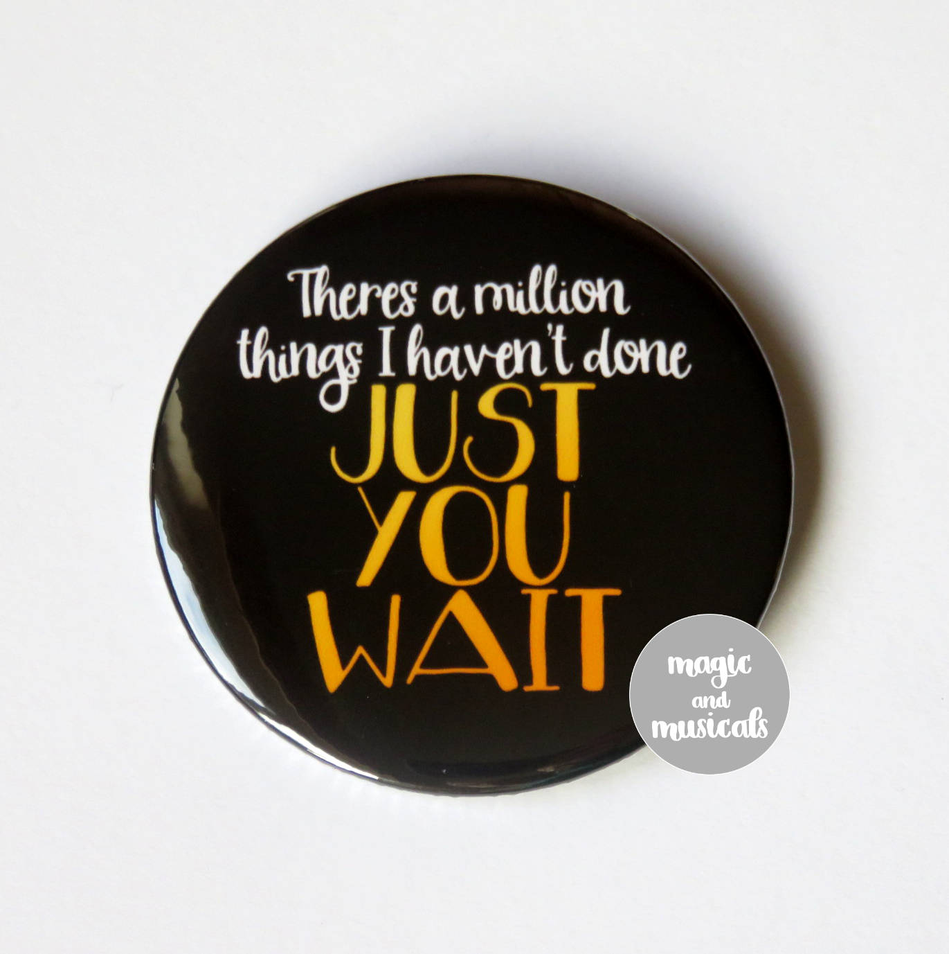 Hamilton the Musical Inspired Button/badge/pin or Magnet - Etsy UK