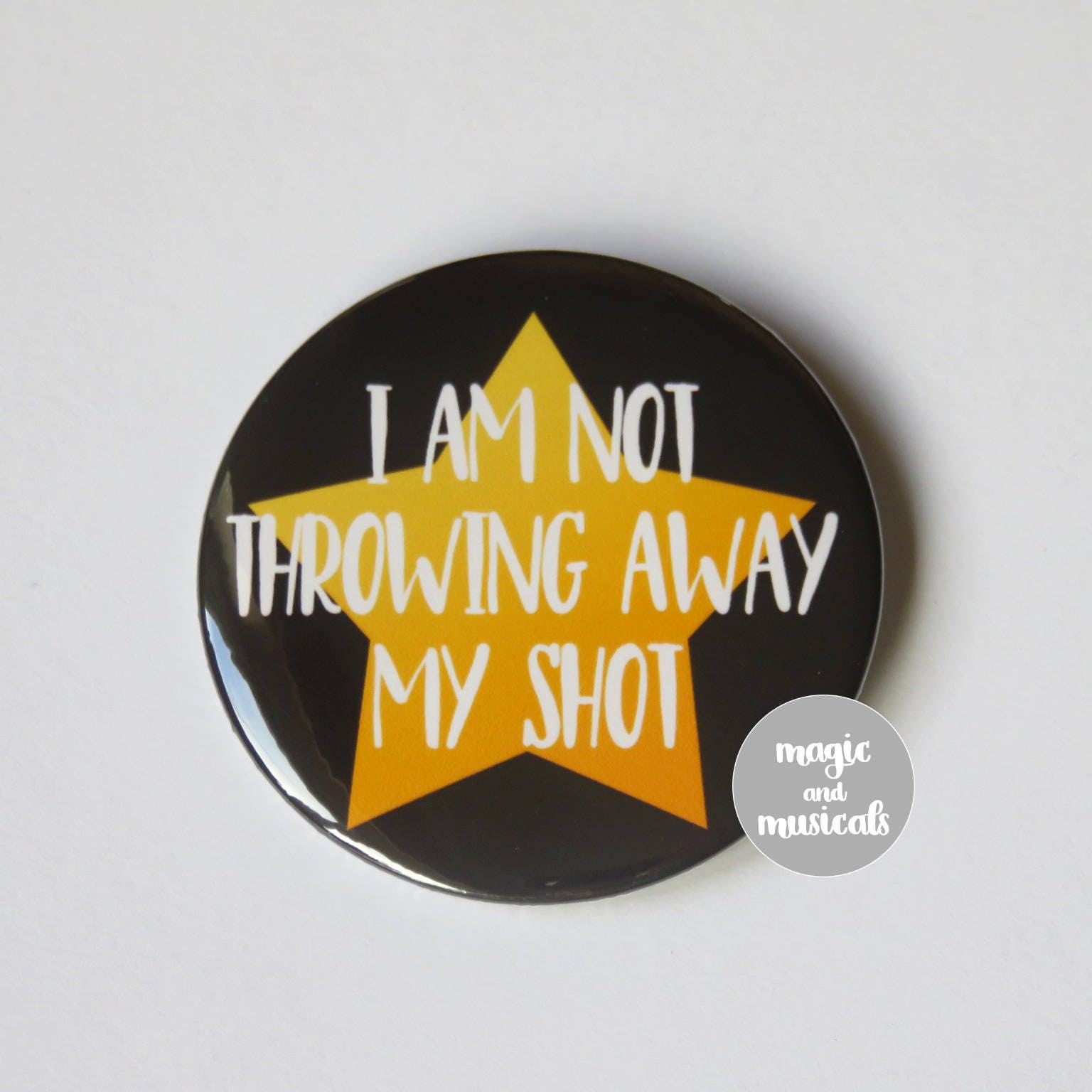 Hamilton the Musical Inspired Button/badge/pin or Magnet - Etsy UK