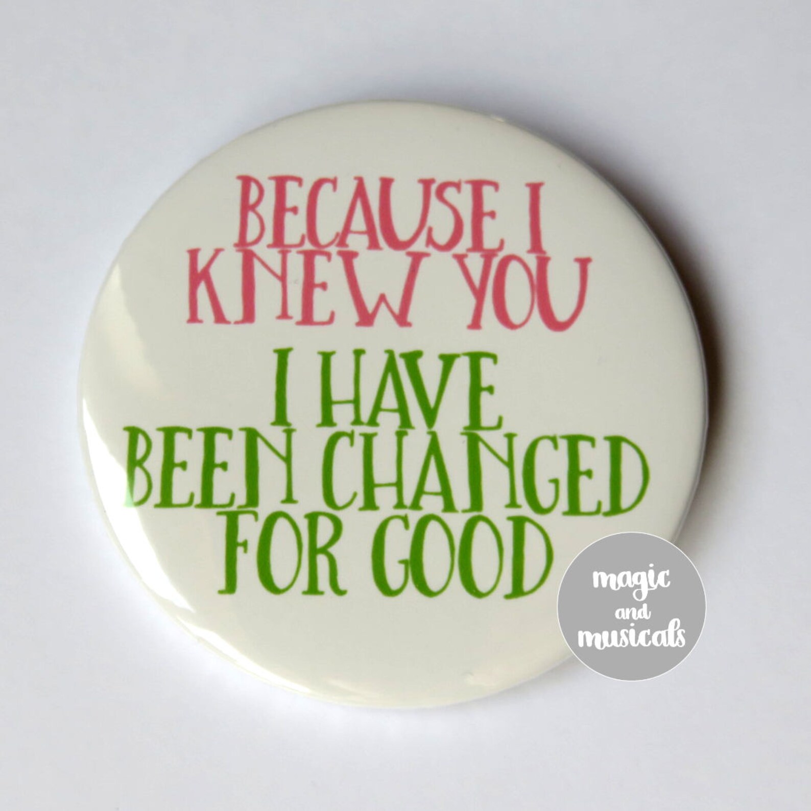 Wicked the Musical Inspired Button/badge or Magnet Bundle - Etsy UK