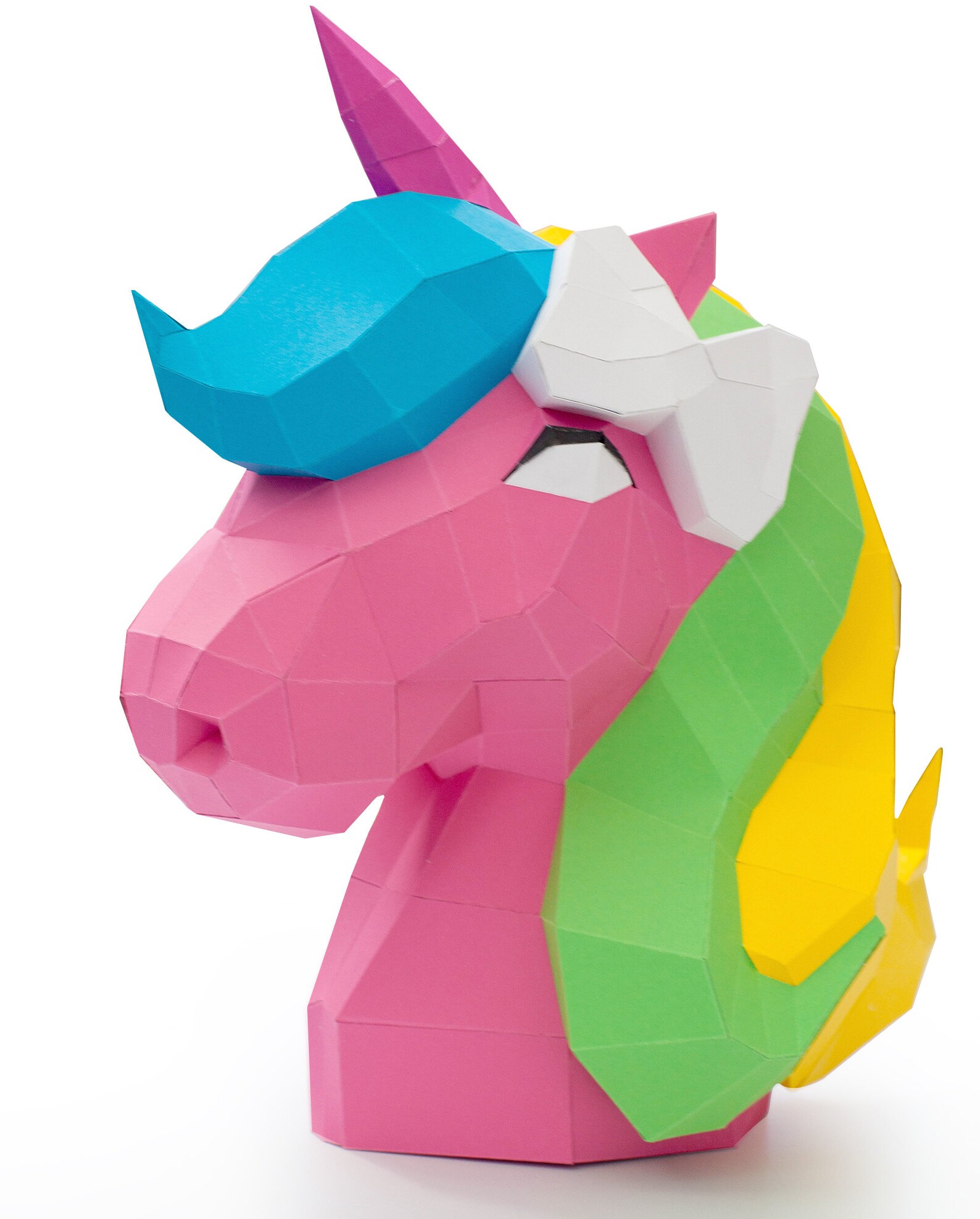 Unicorn PAPERCRAFT KIT Papercraft Unicorn Model Unicorn DIY | Etsy