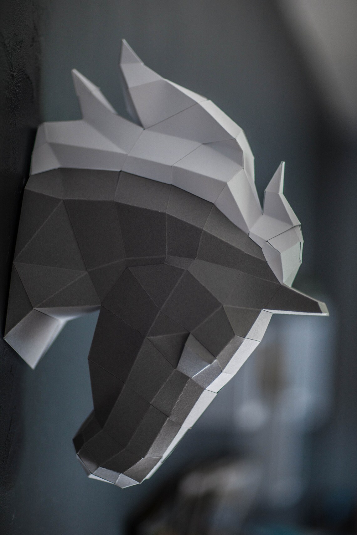 Papercraft Horse Head PAPERCRAFT KIT Horse Paper Model Horse - Etsy