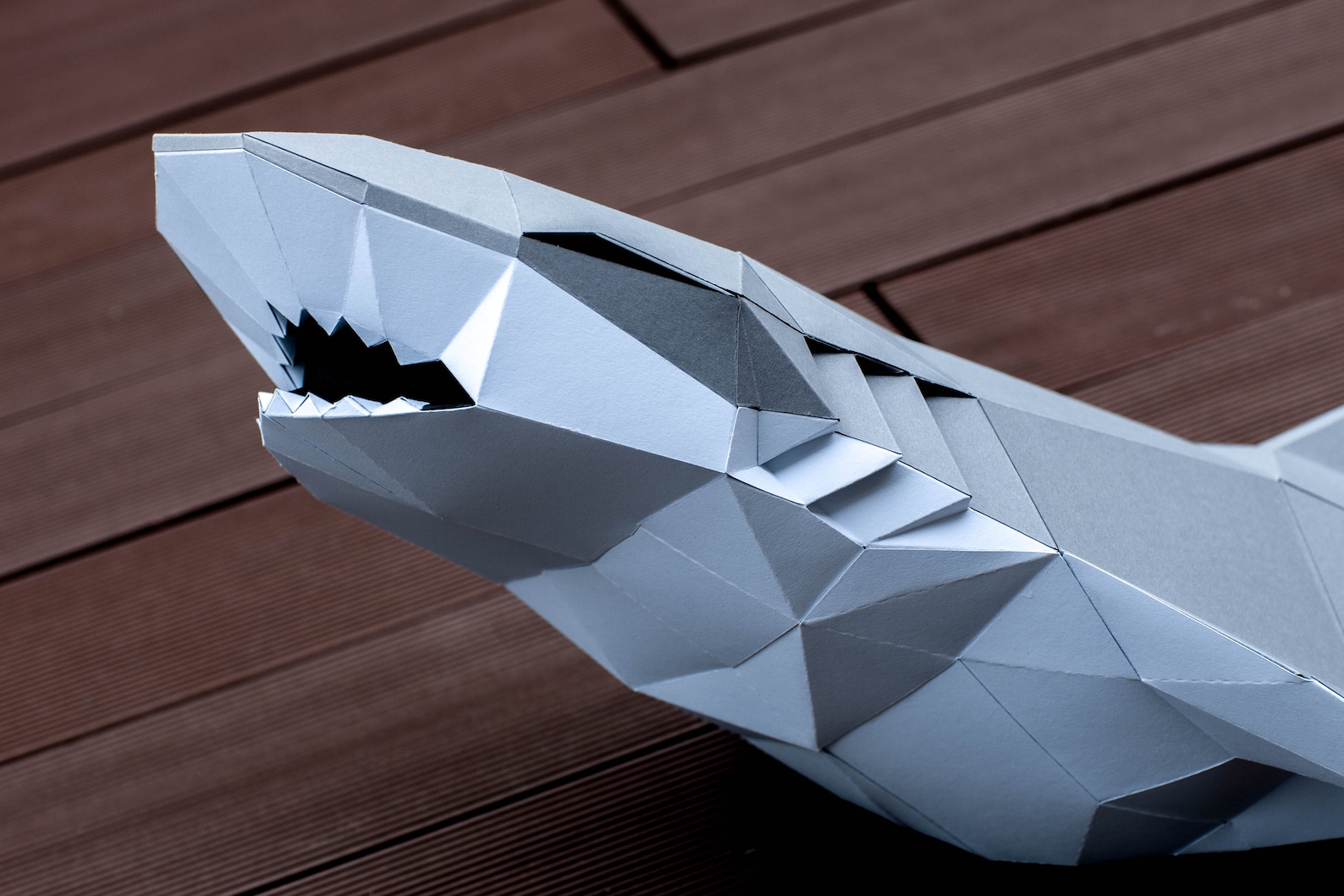 Shark PAPERCRAFT KIT Papercraft Shark Paper Model Shark DIY Papercraft ...