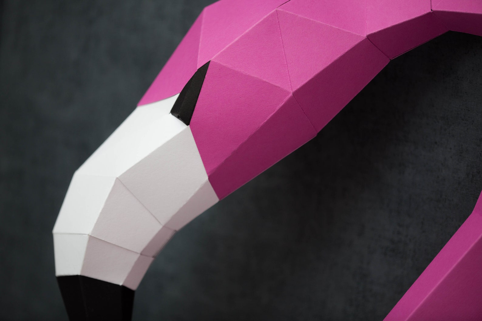 Flamingo PAPERCRAFT KIT Papercraft Flamingo Paper Flamingo DIY ...