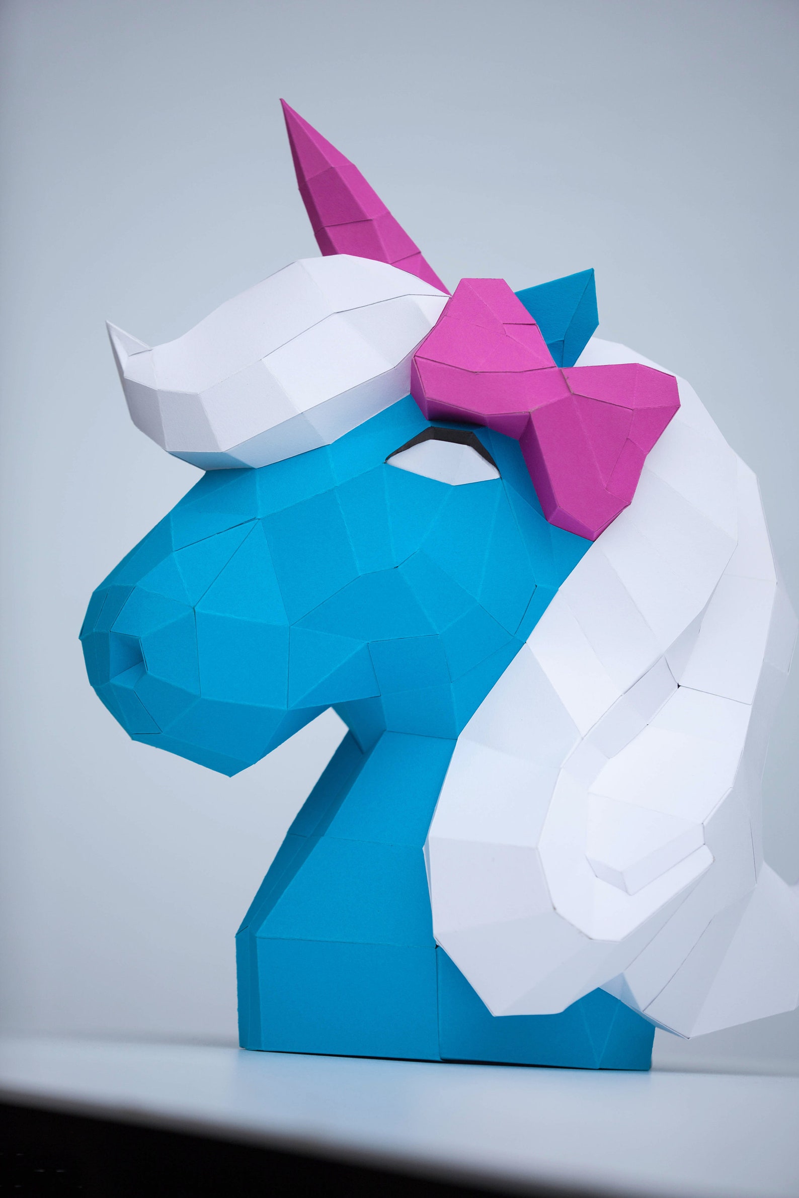 Unicorn PAPERCRAFT KIT Papercraft Unicorn Model Unicorn DIY - Etsy