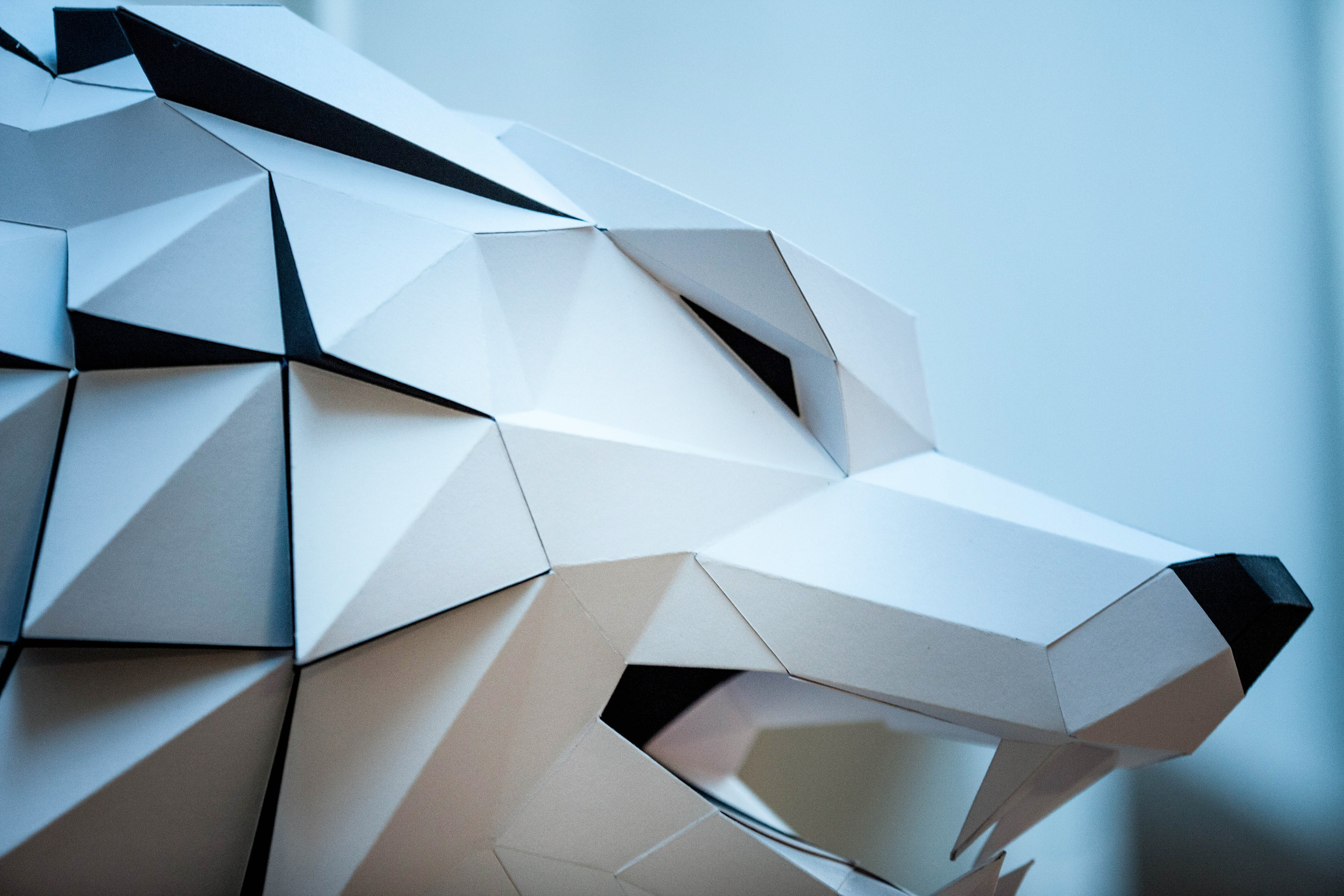 Papercraft Wolf XL Papercraft KIT modelo de papel DIY papercraft wolf ...