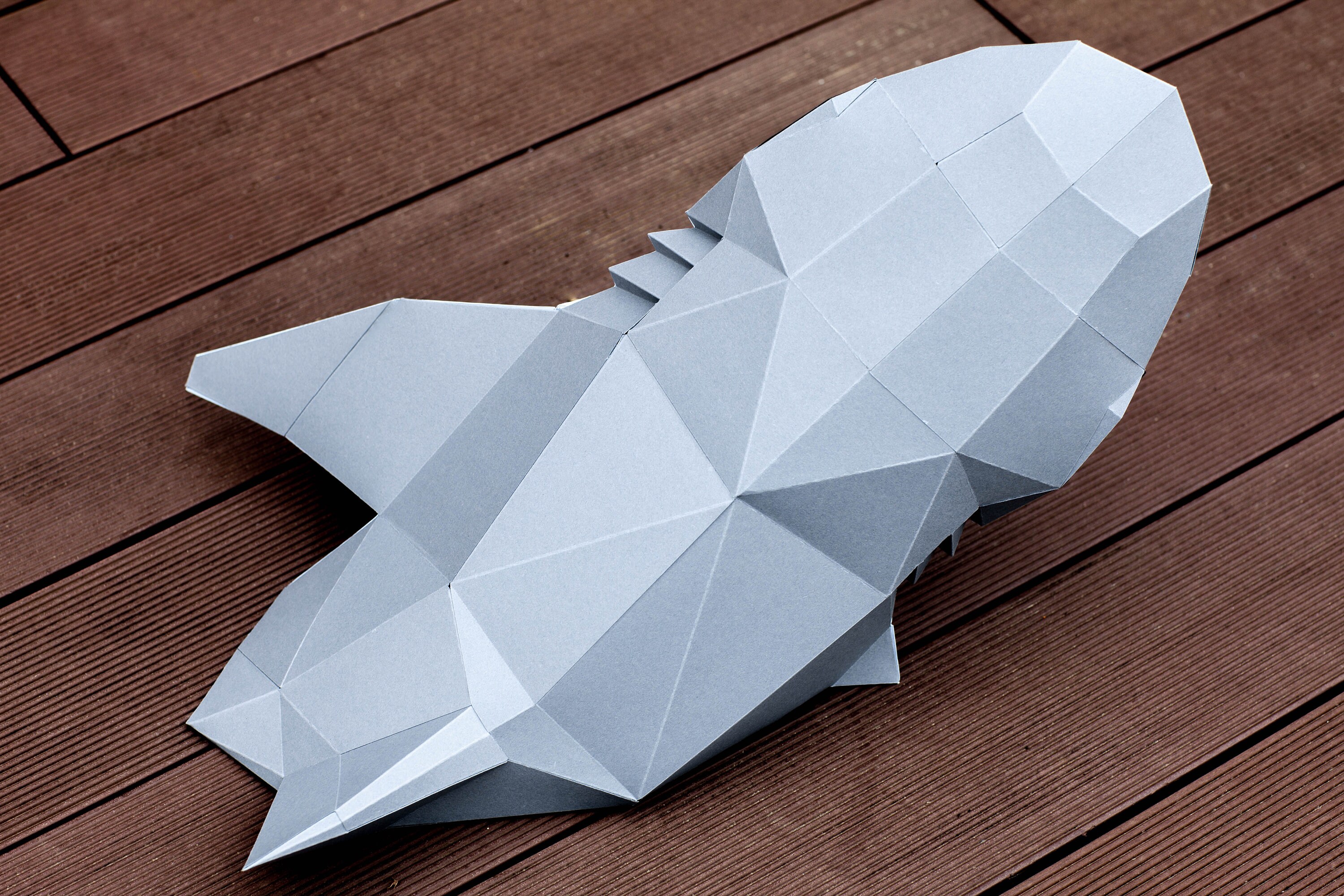 Shark PAPERCRAFT KIT Papercraft Shark Paper Model Shark DIY Papercraft ...
