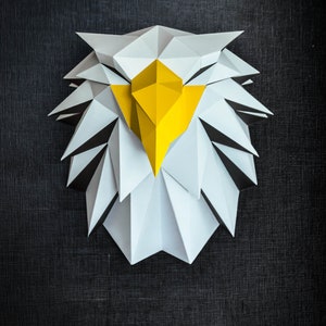 Papercraft Eagle Papercraft KIT Precut XL Version, Paper Model DIY ...