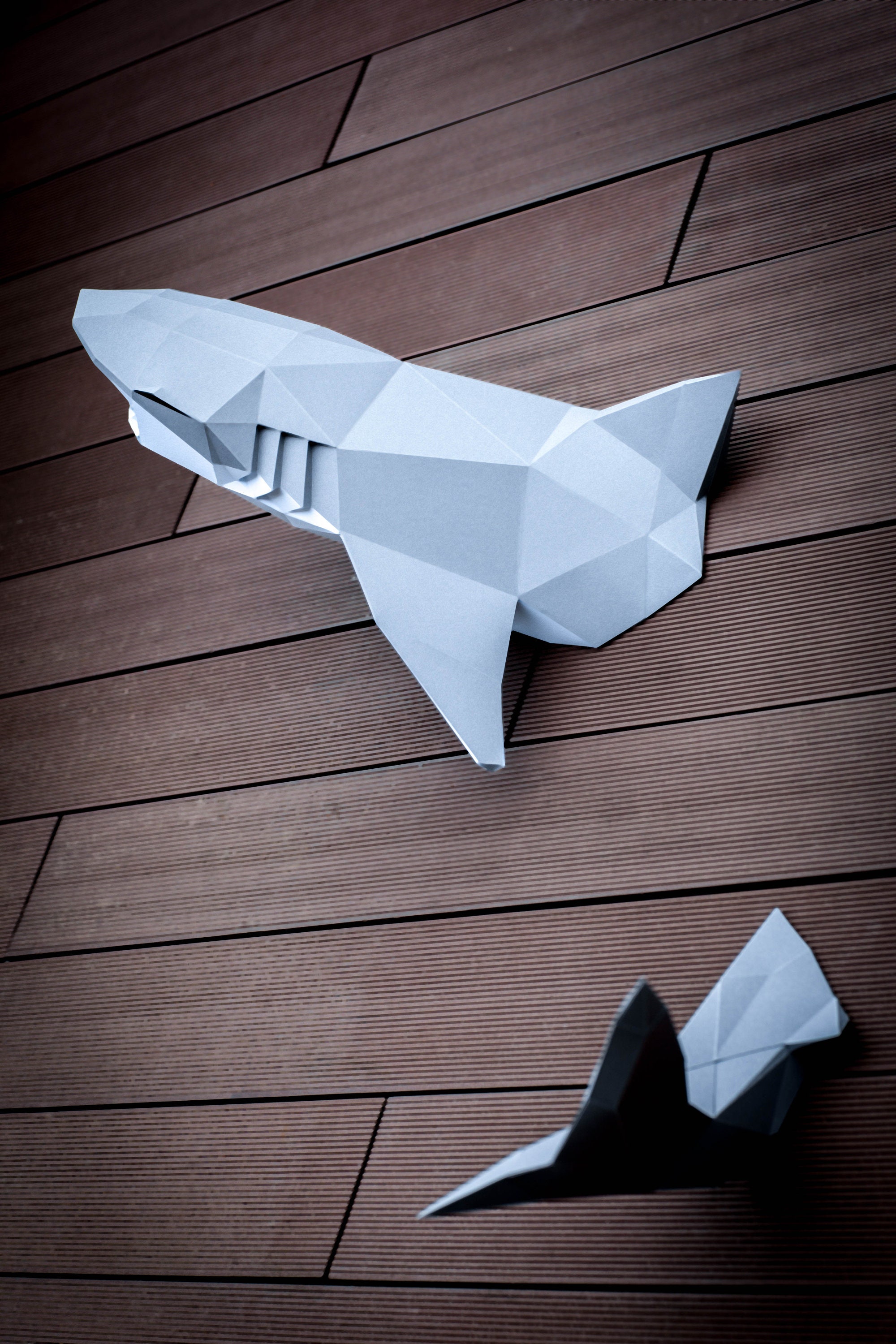 Shark PAPERCRAFT KIT Papercraft Shark Paper Model Shark DIY Papercraft ...