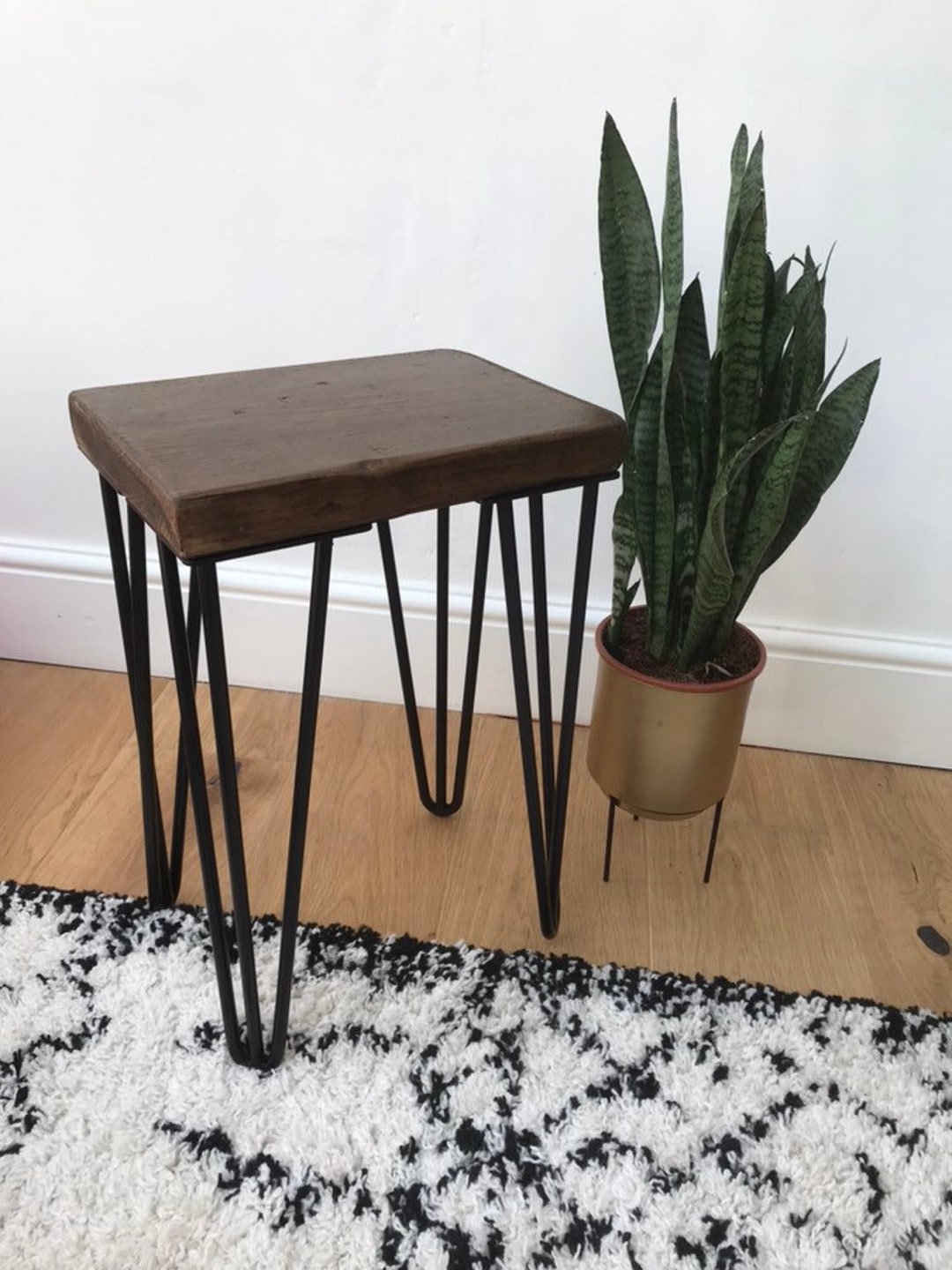 Hairpin Leg Stool - Etsy