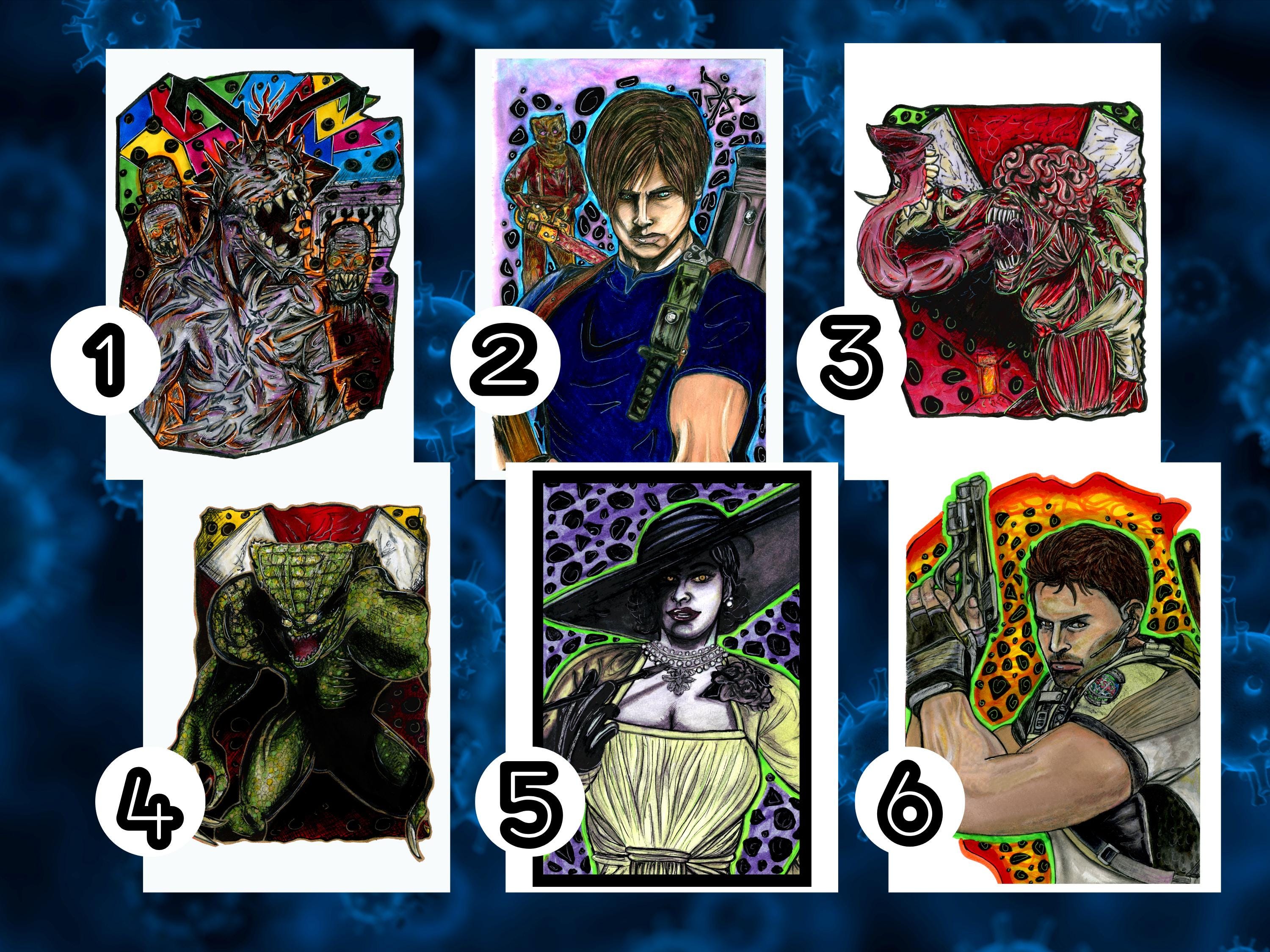 Video Game ART PRINTS, Zombie Games, Biohazard, Monsters, and Creatures ...