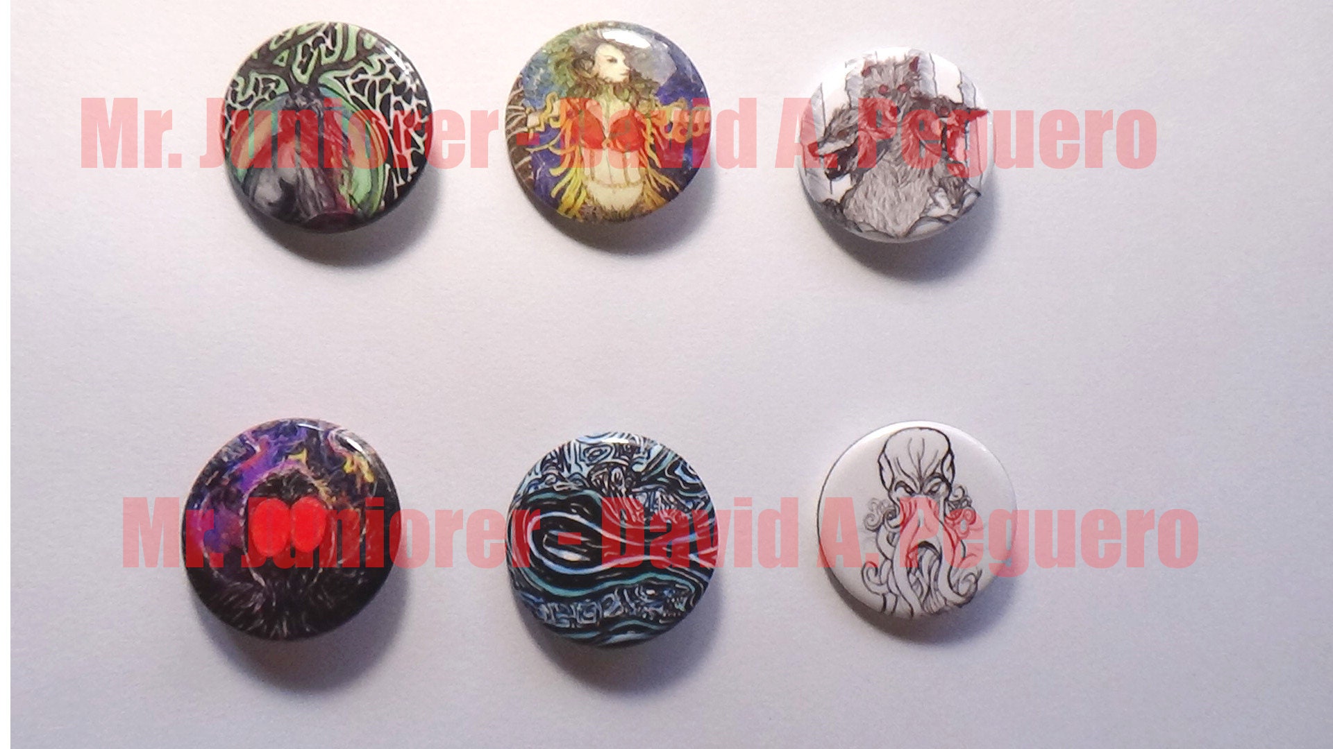 Mythical Creatures BUTTON PINS Monsters Magical Mermaids - Etsy