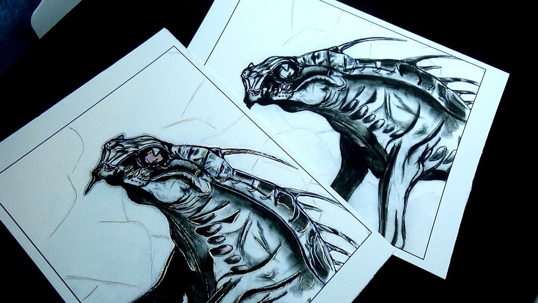 Varren ART PRINT, Mass Effect Art, Alien Art, Space, Creatures ...