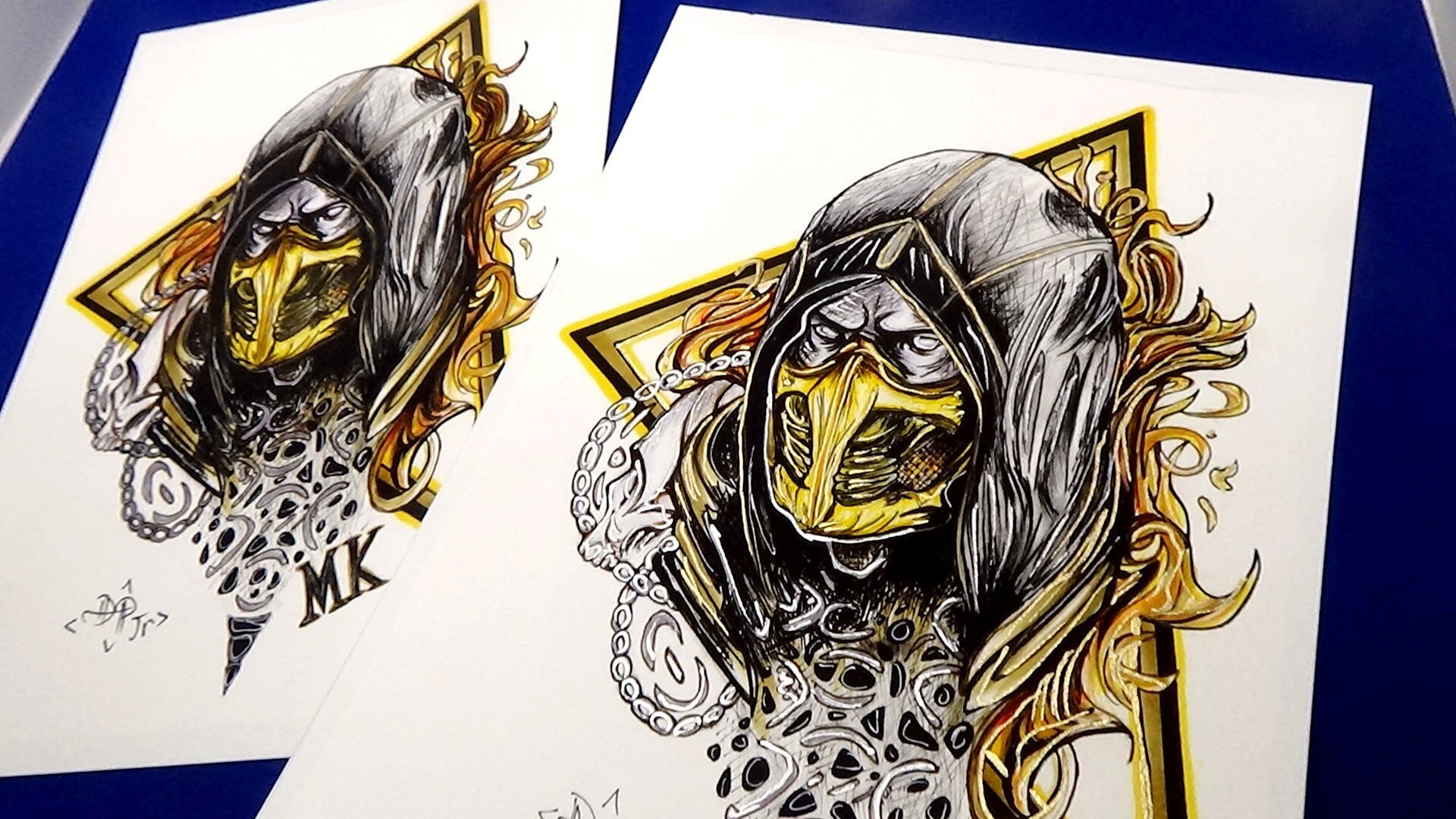 Scorpion ART PRINT Mortal Kombat Video Games Netherealm - Etsy