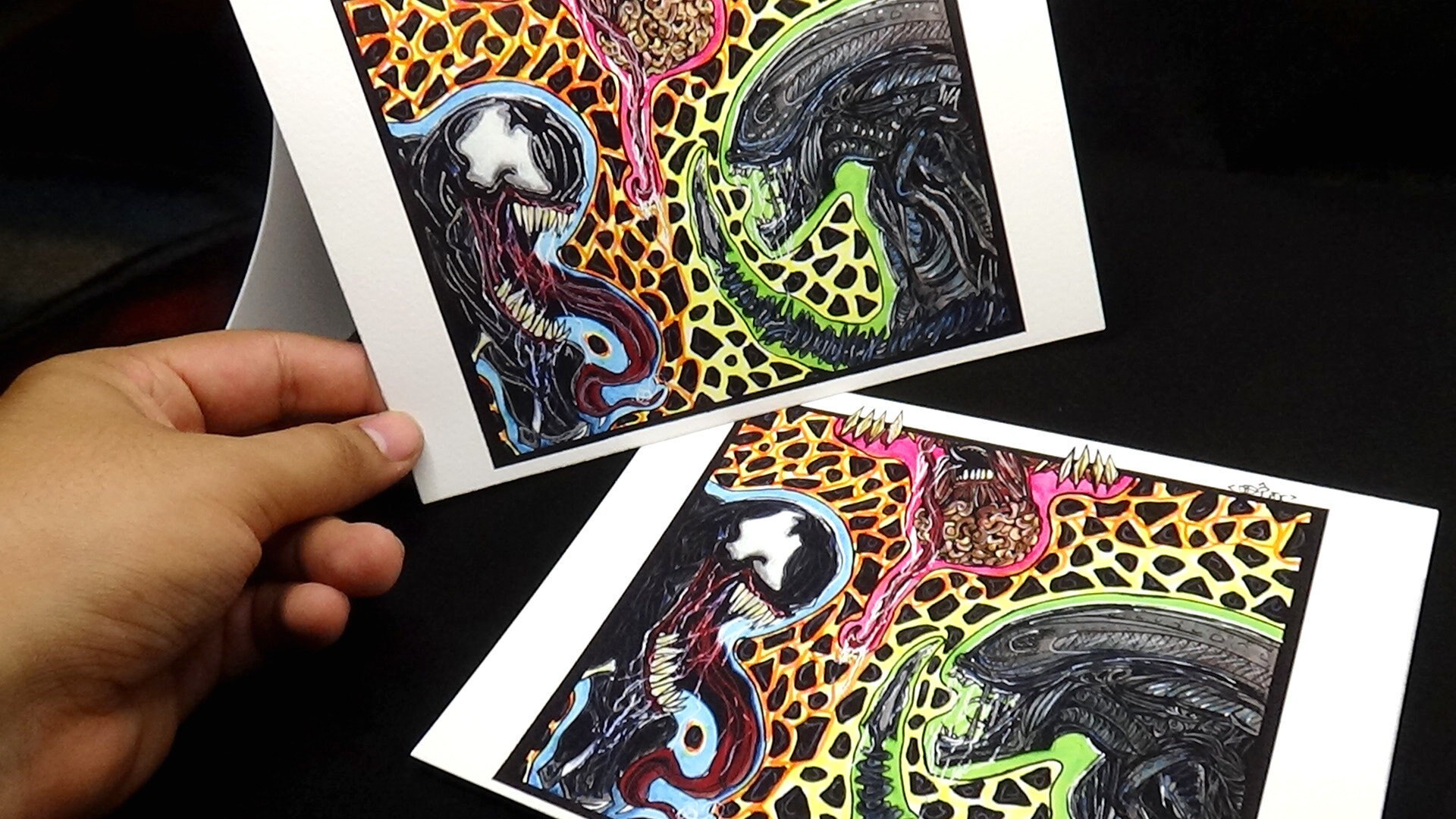 Drooling Competition ART PRINT, Venom, Licker, Alien, Monsters ...