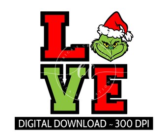 Love Grinch - Etsy
