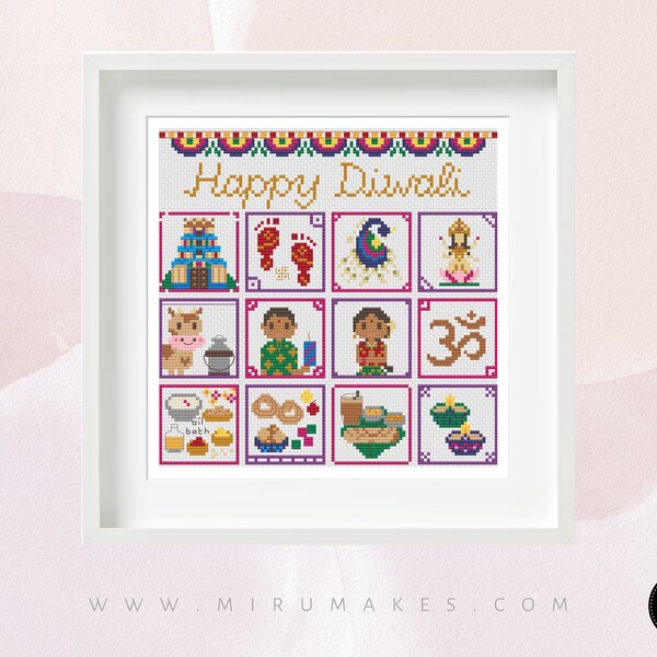 Indian Cross Stitch - Etsy