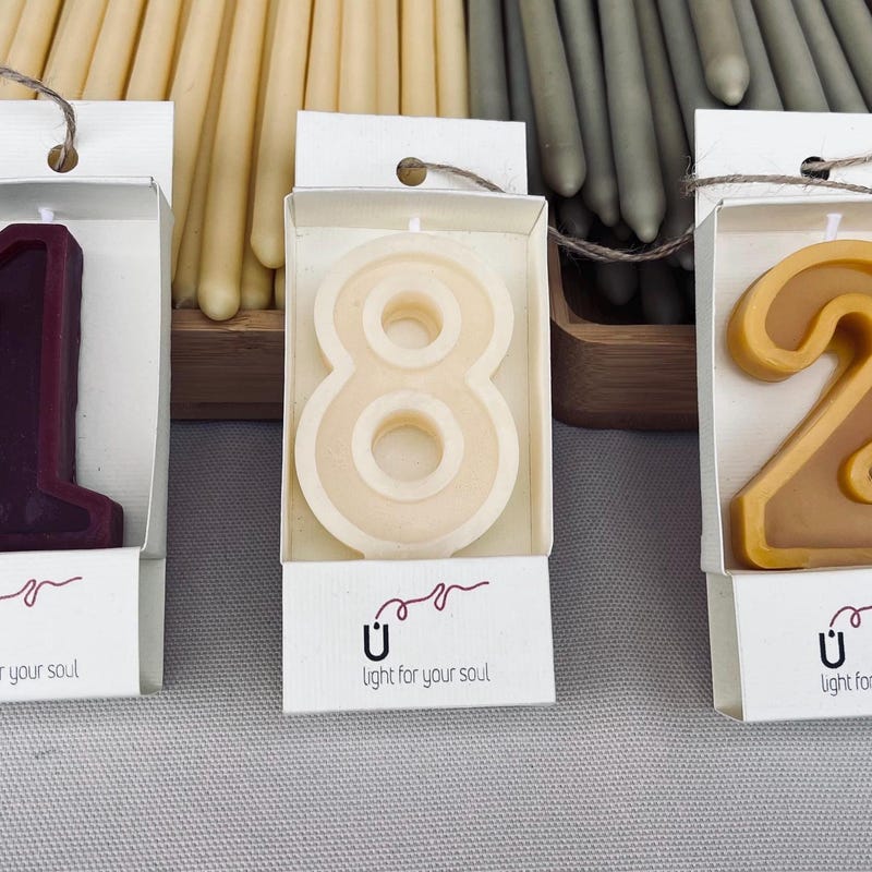 Number One Candle - Etsy