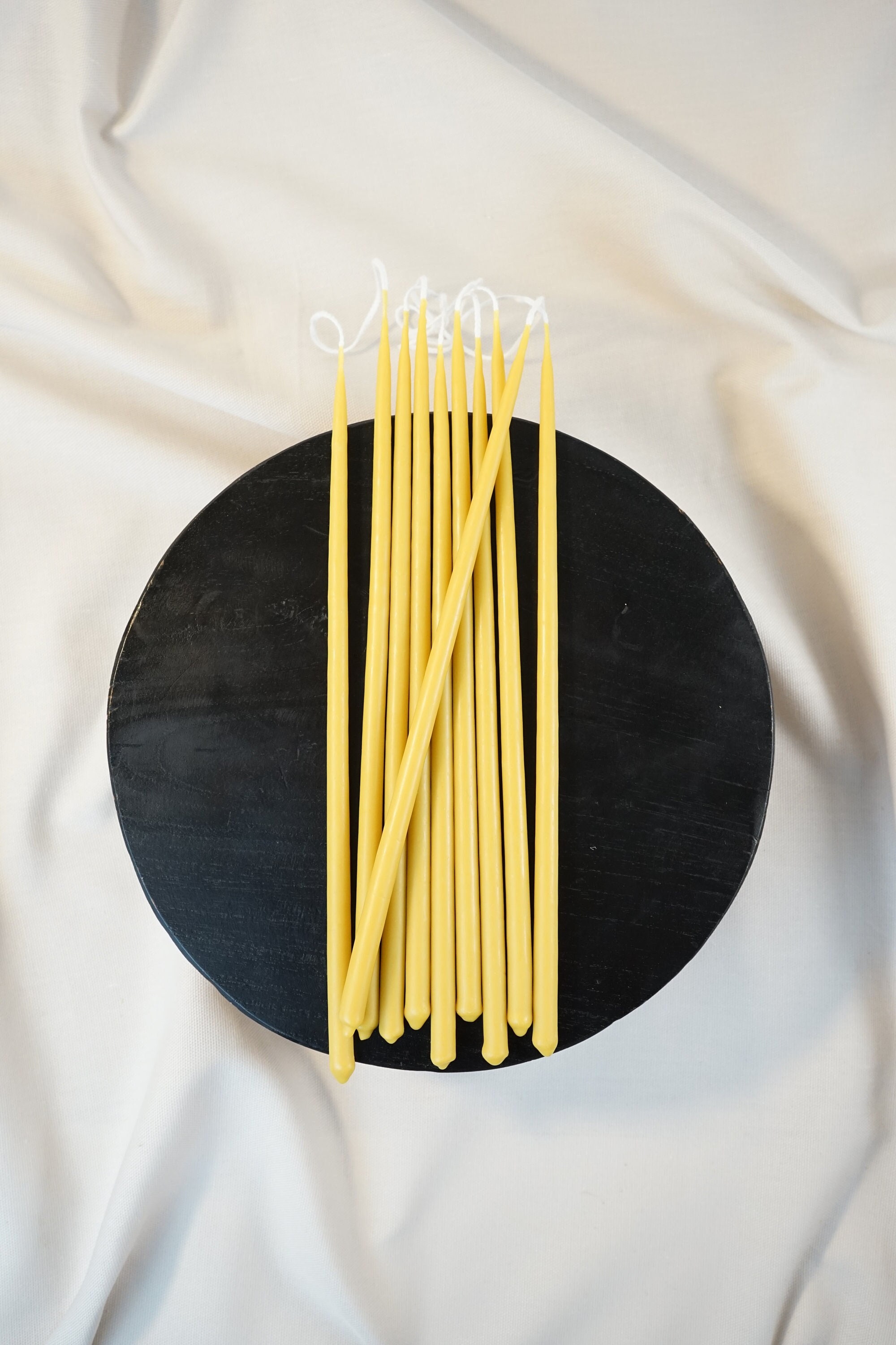 Extra Thin Taper Candles 100% Beeswax Slim Taper Candles for Dansk ...