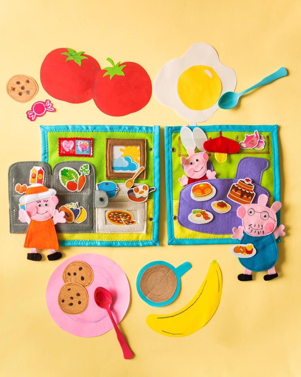 Peppa Pig Quiet Book Busy Book by Littlefingers - Etsy