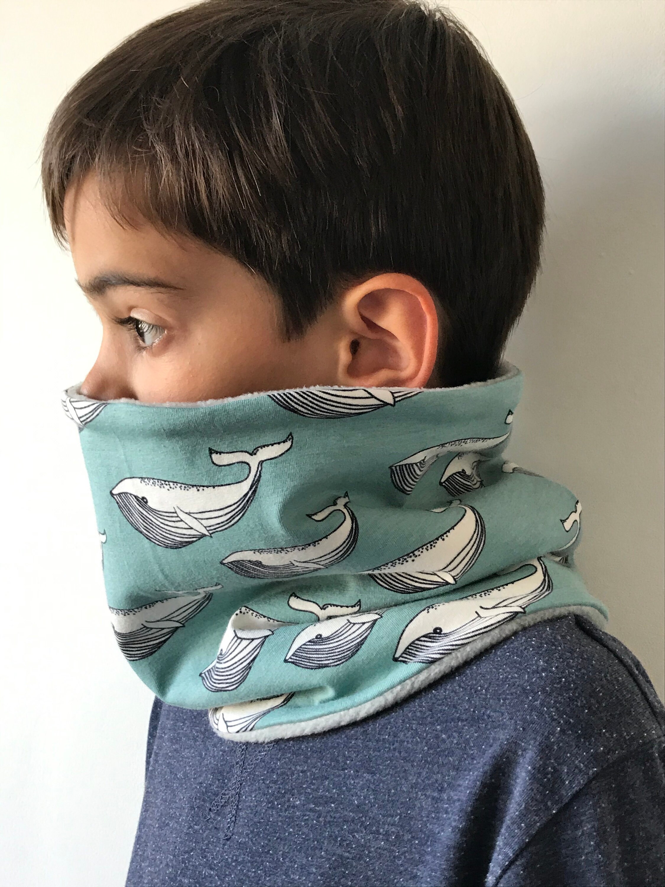 Child Snood/neckband/infinity Scarf/kids Neck Warmer/kids Scarf/toddler ...