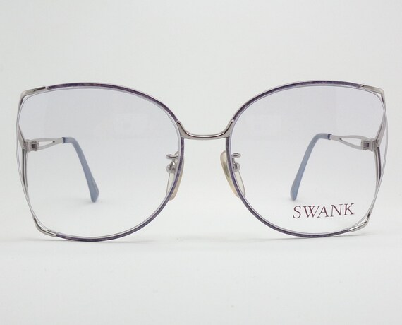 Swank vintage '80 eyeglasses frame mod. 772-829 woman - Gem
